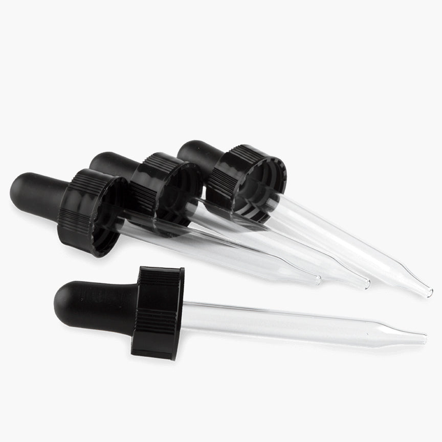 Black Bulb Straight Pipette Dropper Caps | aromatics.com – Aromatics ...